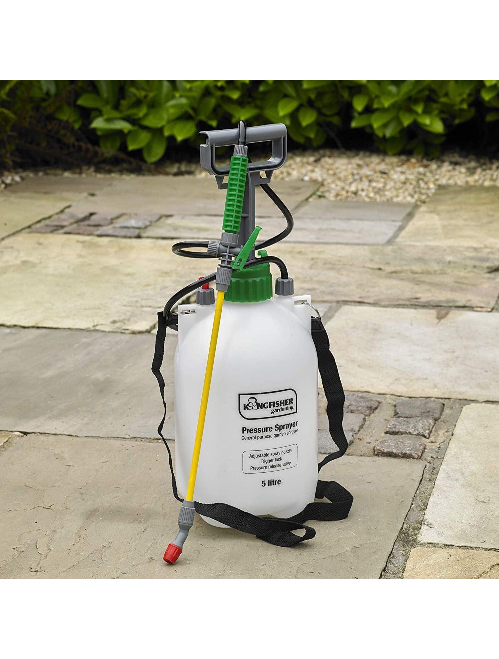 5l Pressure Sprayer Knapsack Shoulder Strap Pump & Trigger Action For ...