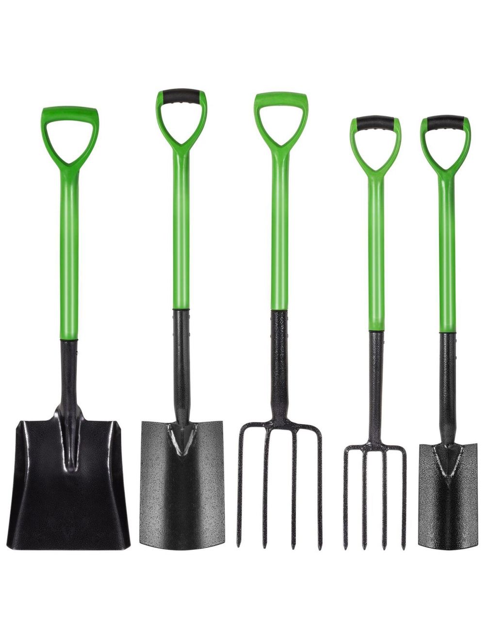 Heavy Duty Garden BORDER And Spade And Fork Set Stainless Steel Finish
