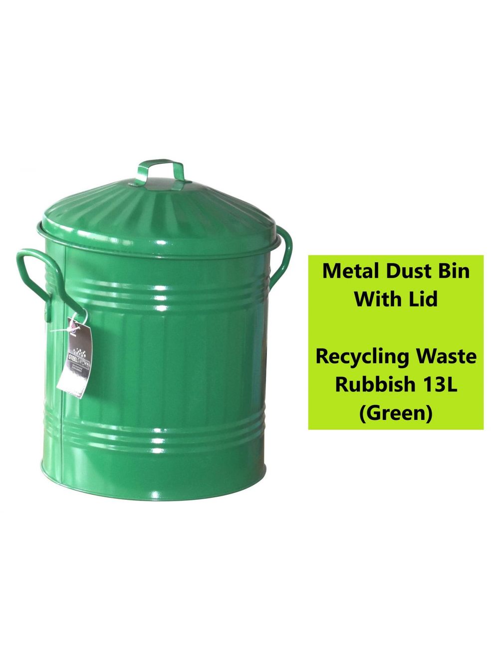 Large plastic dustbin store