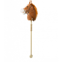 Kids Hobby Horse Toy With Galloping Sounds & Handles Soft Children's Toy