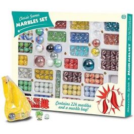Giant Marbles Set Contains 224 Marbles Retro Classic Toy Gift Game Novelty