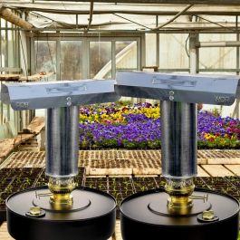 Twin Burner Paraffin Greenhouse Heater