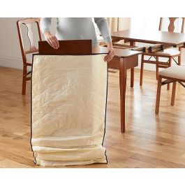 Premium Quality Quilted Polycotton Extending Dining Table Leaf Storage ...