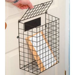 Letterbox Cage with Fixings Post Letter Mail Catcher Door Guard Basket ...