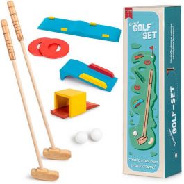 Crazy Golf Set for Indoor & Outdoor Garden Fun with 2x Golf Clubs ...
