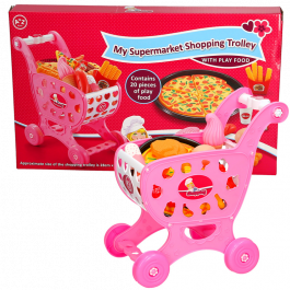 Unibos | Pretend Shopping Trolley With Food | Plastic | Supermarket ...