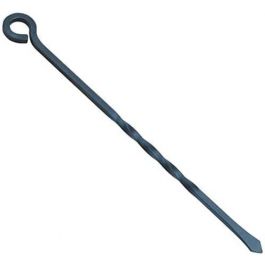 18" Black Cast Iron Steel Fire Poker Fireside Coal Open Fire 460mm