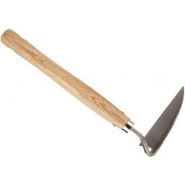 Lightweight Traditional Stainless Steel Hand Razor Hoe with Ash Wood Handle