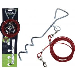 VDM dog line with ground pen red