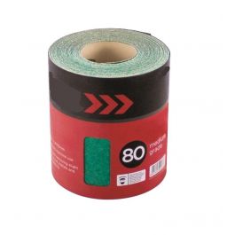 Sand Paper 80 Grit Aluminium Oxide Roll 115mm x 10m Sanding Finishing Paper