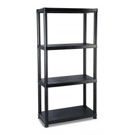 GARAGE SHELVES SHELVING 4 TIER UNIT RACKING HEAVY DUTY STORAGE SHELF